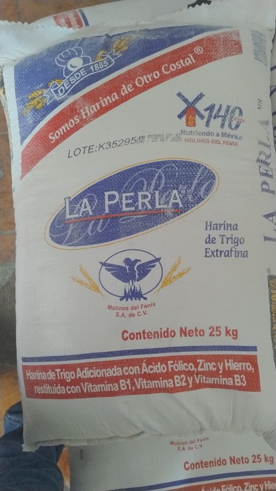 BULTO DE HARINA PERLA 25 KG | Materias Primas Walter