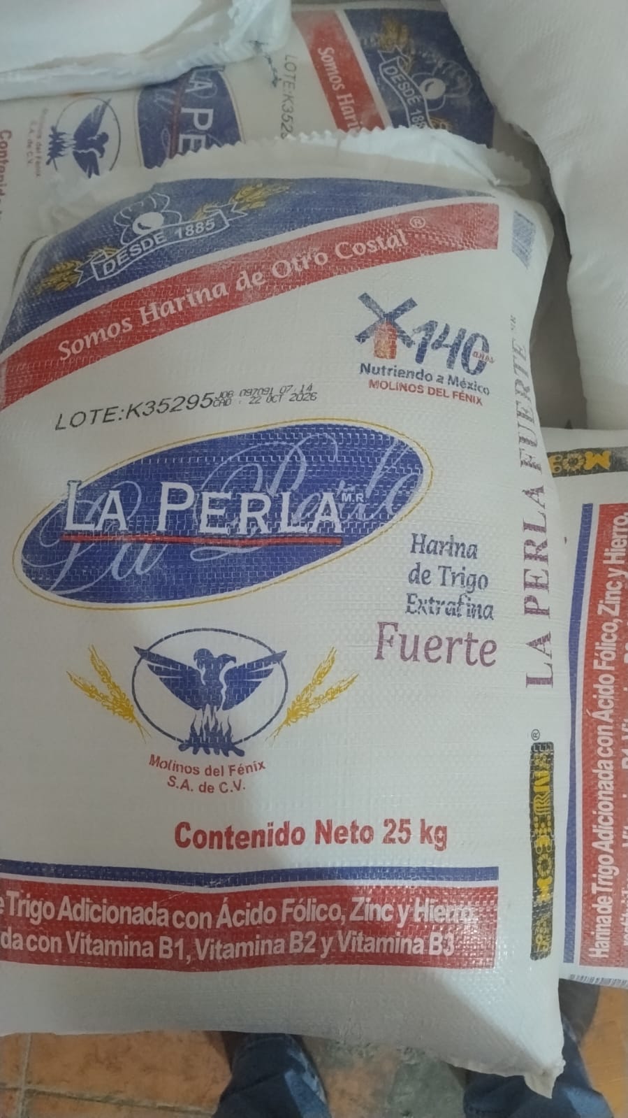 BULTO DE HARINA PERLA FUERTE 25 KG | Materias Primas Walter